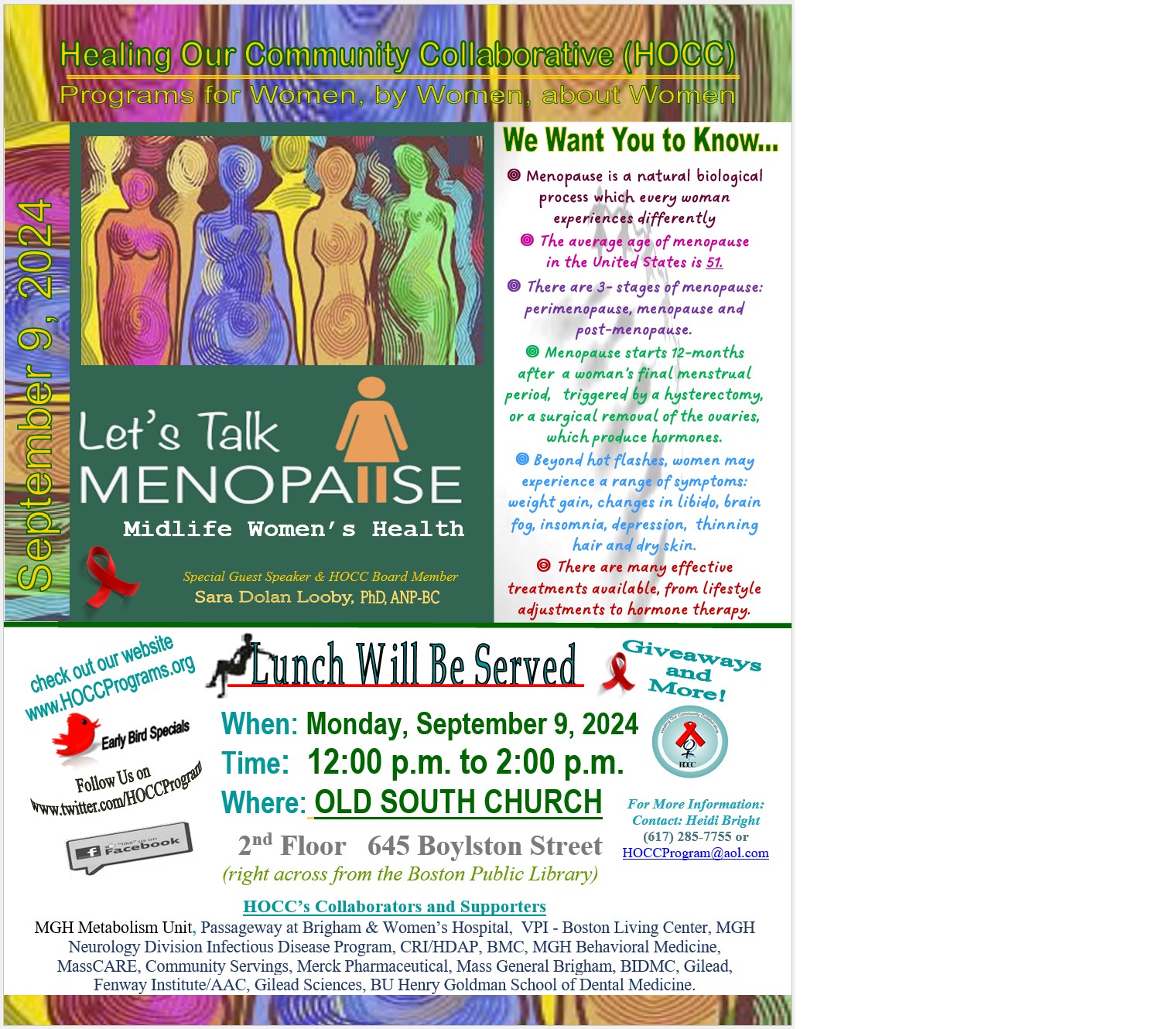 We Want You To Know…The Facts About Menopause: Empowerment Through ...